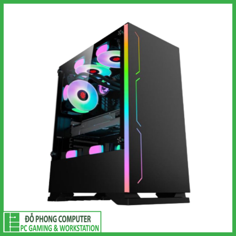 Vỏ Case Cesar Snow (Mini Tower/Màu Đen) - CÔNG TY TNHH MÁY TÍNH ĐỖ PHONG