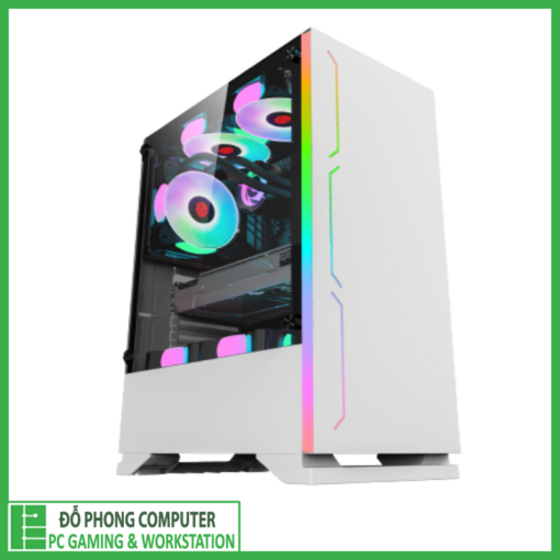 Vỏ Case Cesar Snow (Mini Tower/Màu Trắng) - CÔNG TY TNHH MÁY TÍNH ĐỖ PHONG