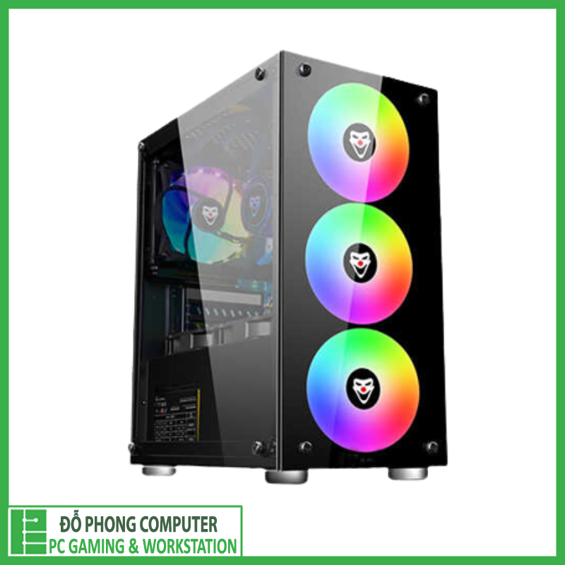 Vỏ Case 2 Mặt Kính Cường Lực Cmaster Rainbow IV - DoPhongPC