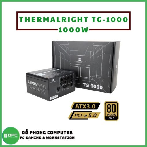 Nguồn Thermalright TG-1000 1000W ATX 3.0 PCIE 5.0 ( 80 Plus Gold / Full ...