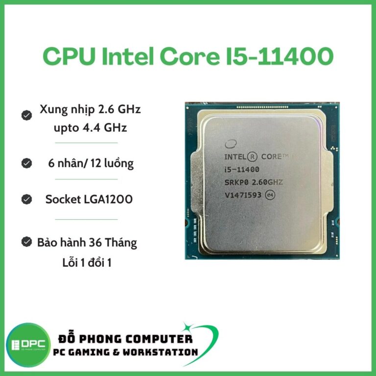 CPU Intel Core i5-11400 Tray New (2.60 GHz up to 4.40 GHz, 12M Cache ...